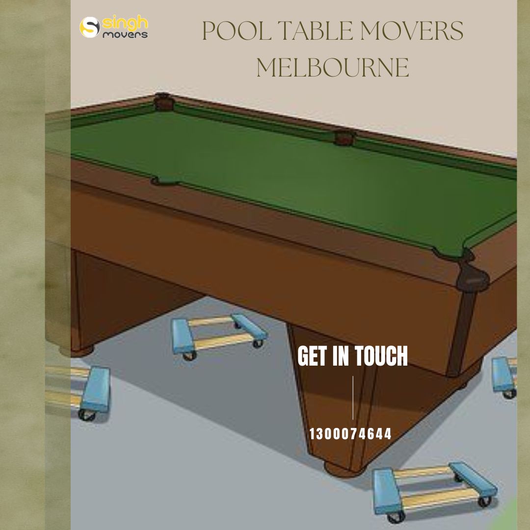 Pool Table Movers Melbourne | Call Now: 1300074644